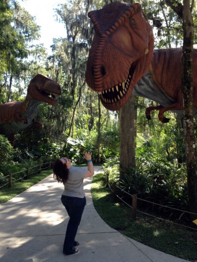 I believe that Dinosaur World is the only place where a boy like me can ...