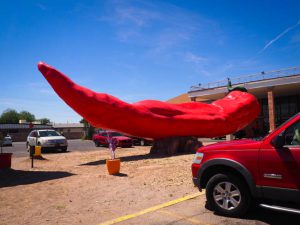Spotted on the Roadside: The World's Largest Chili Pepper • Mellzah